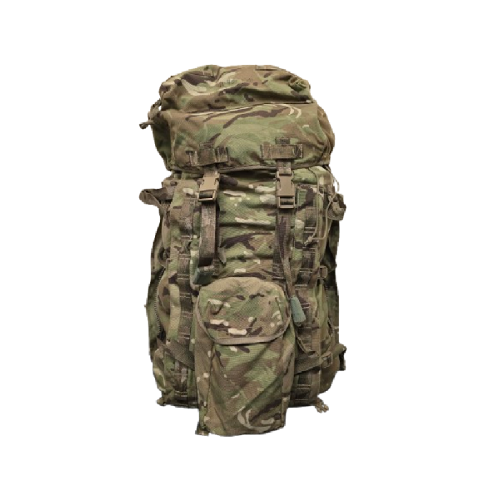 British Army MTP PLCE Bergen – 70L Military Rucksack – SOS Outdoors
